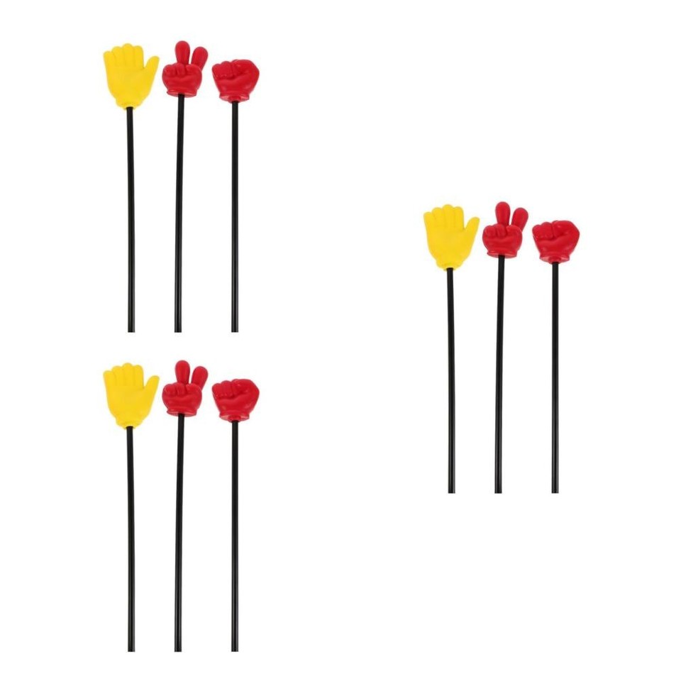 3 Pcs Funny Finger Props Game Gesture Pointer Dance Teaching Stick ...