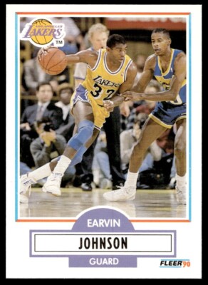 1990-91 Fleer Magic Johnson R6 Los Angeles Lakers #93 | eBay