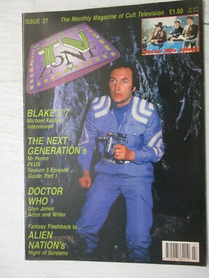 TV ZONE UK MAGAZINE #27 FEB 1992 BLAKE 7 MICHAEL KEATING ALIEN NATION ...