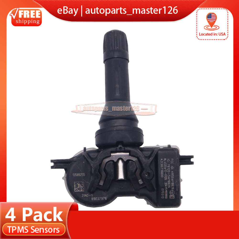 Set (4) TPMS Tire Pressure Monitoring System 315MHz For GM Part No ...