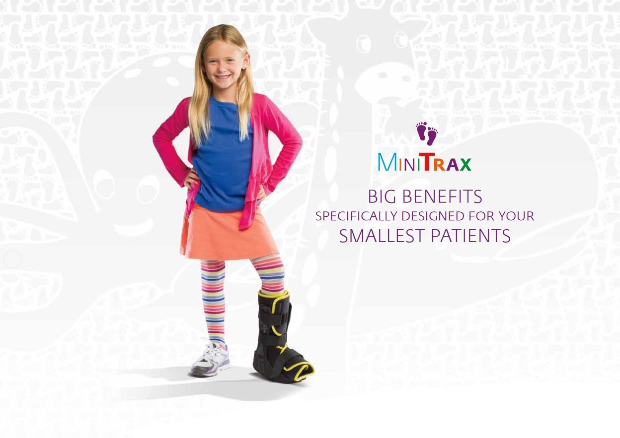 Donjoy Minitrax Pediatric Walker Boots Kid Support Recovery | eBay ...