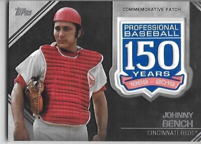2019 Topps Update BB 150th Anniversary Manufactured Patches Johnny ...