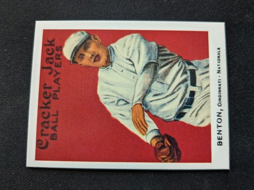 1915 Cracker Jack Reprint Baseball Card # 97 Rube Benton - Cincinnati ...