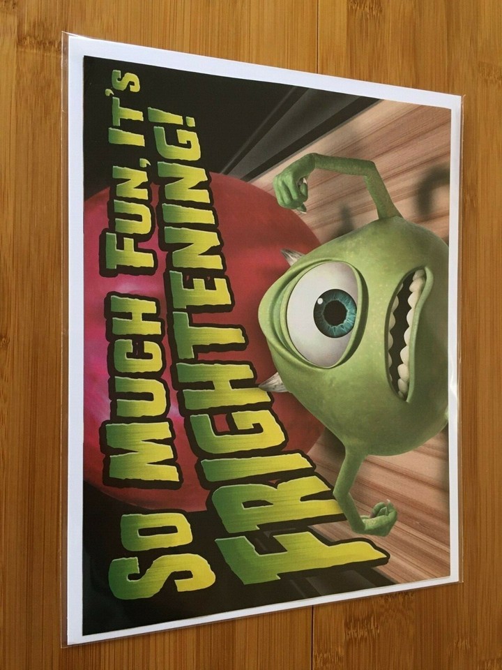 Monsters, Inc. PC Video Games Print Ad/Poster Official Authentic Disney ...