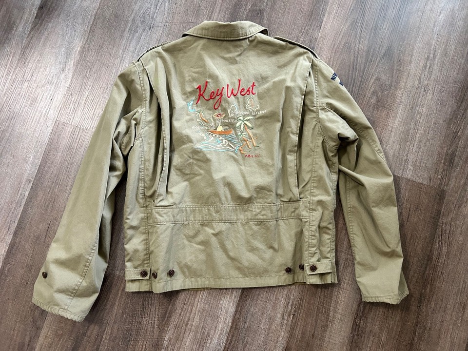 Polo Ralph Lauren vintage authentic Key West army military short jacket ...