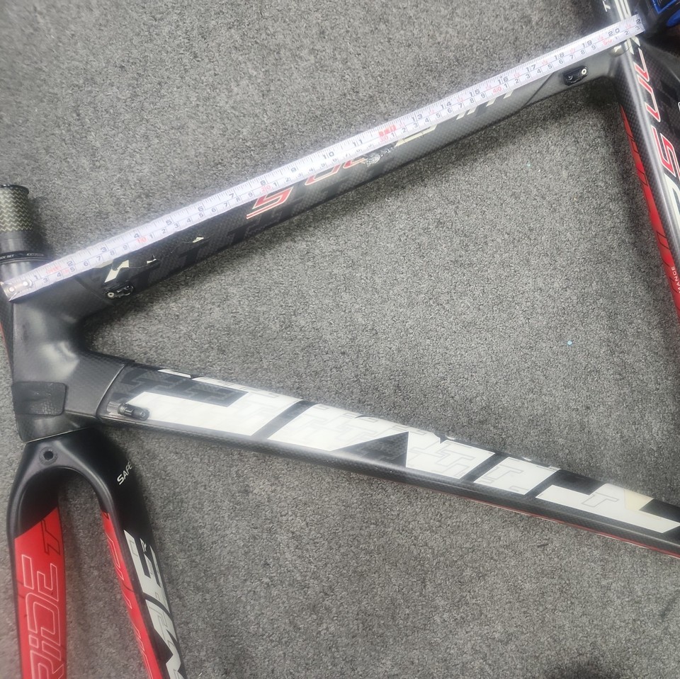 TIME RXRS Ulteam Carbon Rim Brake Road Frameset Frame Fork 53cm Top ...
