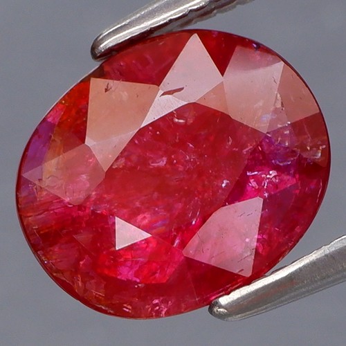 1.66Ct.UNHEATED! Best Color Natural Hot Red Pink Ruby Winza,Tanzania | eBay