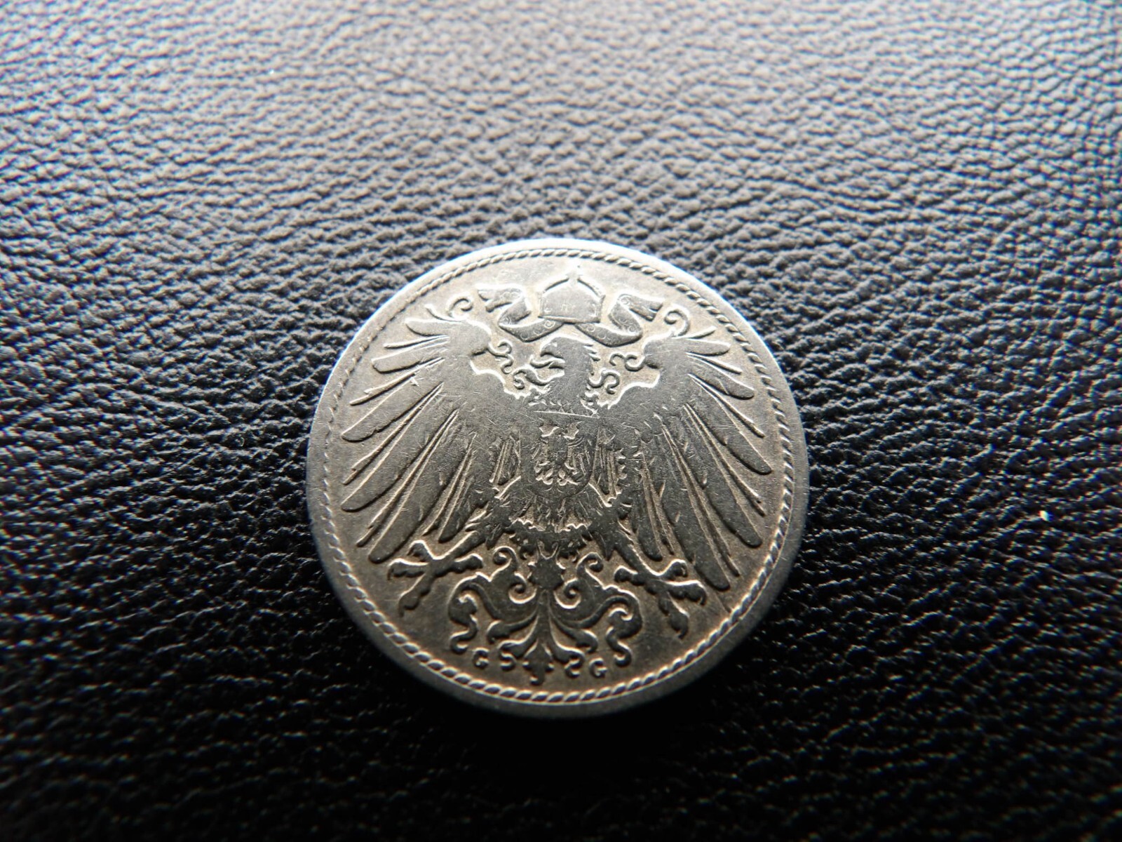 Germany 1897 G 10 pfennig coin Wilhelm II - Large crowned Imperial ...