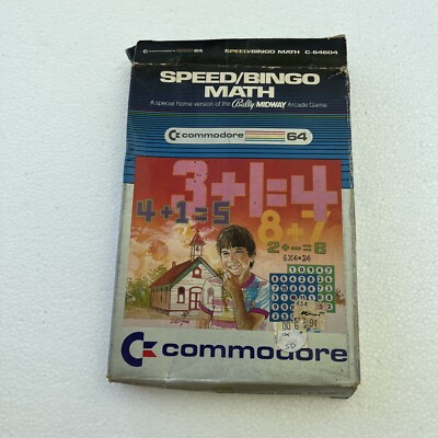 Speed and Bingo Math For Commodore 64 | eBay
