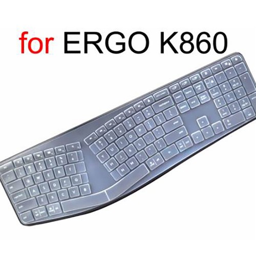 Keyboard Cover for Logitech ERGO K860 Silicone Protector Skin Case ...