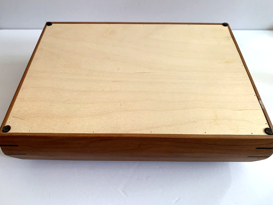 Steve Smith Artisan USA Handmade Wooden Jewelry Box "The Bevel" VERY ...