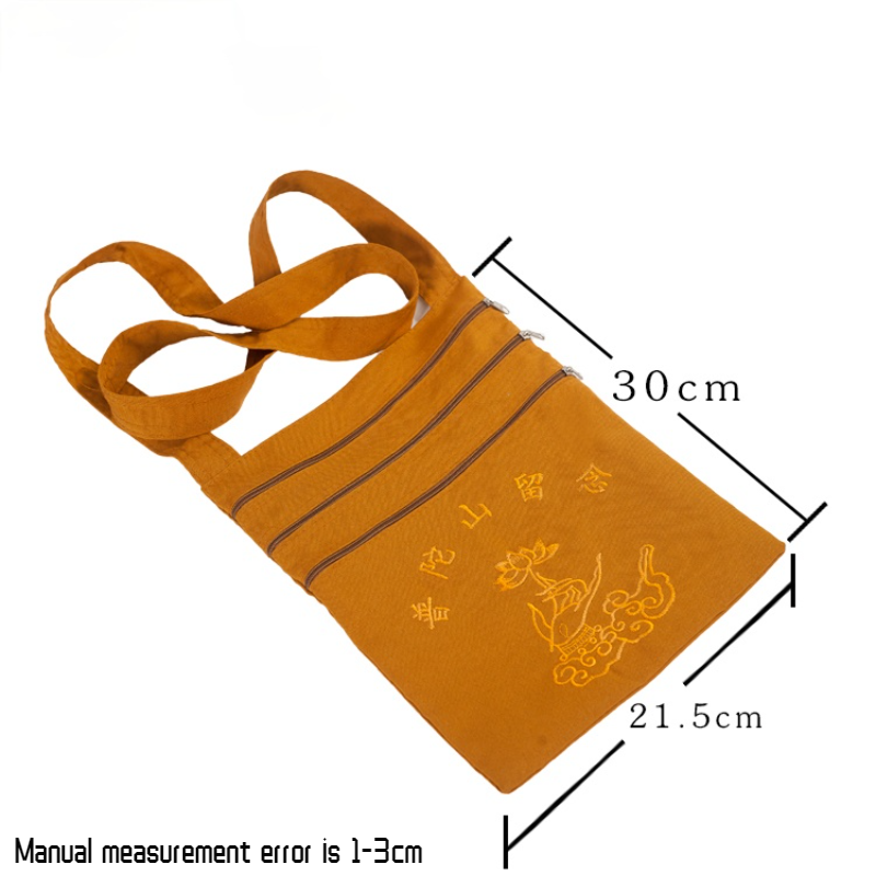 Soft Embroidery Bag Buddhist Monk Handbag Kung Fu Robe Wu Shu Shaolin ...