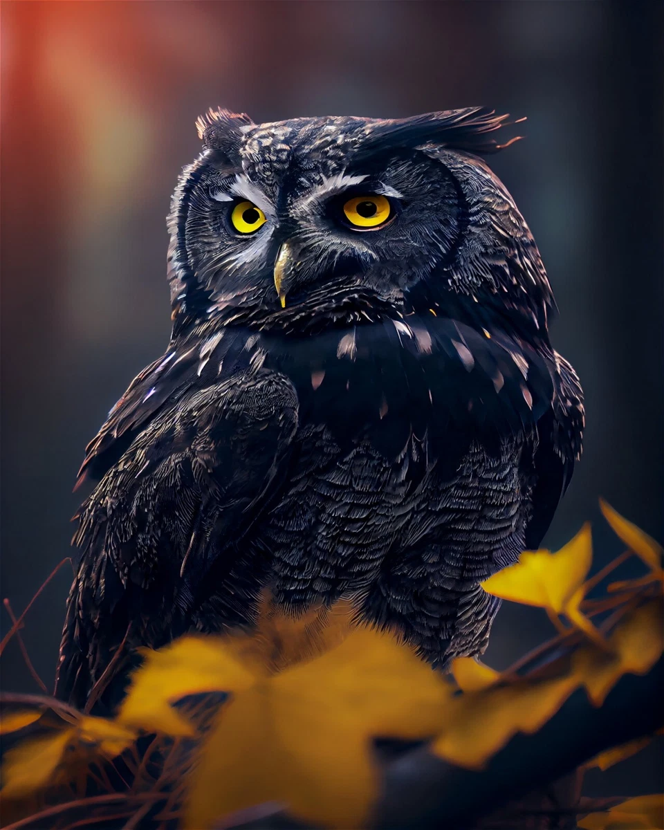 Dark Owl Art
