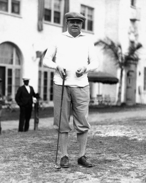 Golfer BABE RUTH Glossy 8x10 Photo New York Yankees Print Golf Poster ...