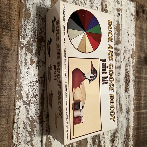 Vintage ‘02 Stoney Point Decoys Duck & Goose Paint Kit & Manual Read ...