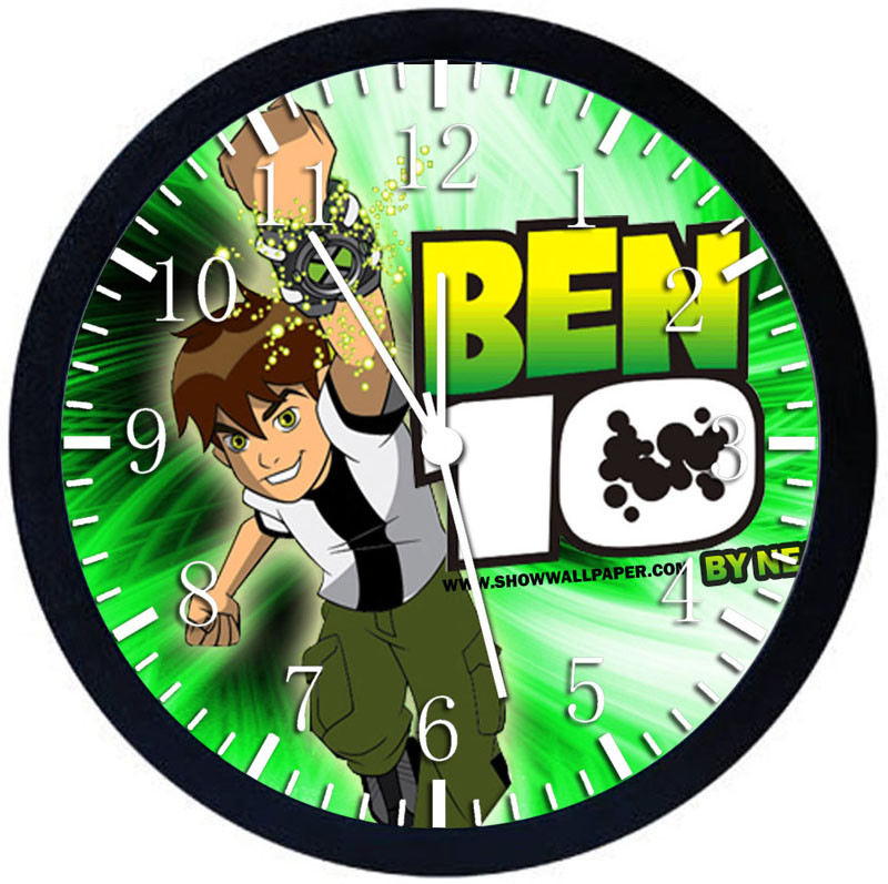 Ben 10 Black Frame Wall Clock Nice For Decor or Gifts W392 | eBay
