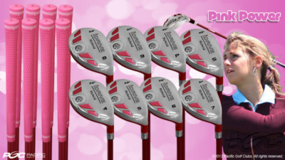 Petite Women's iDrive Golf Clubs Pink Hybrid (4-SW) Full Set Lady "L ...