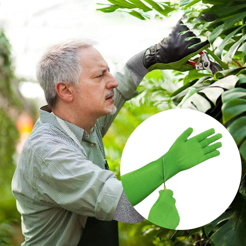 UK Long Gardening Gloves Scratch Proof Gloves Protect Hands And Arms ...