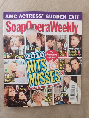 Soap Opera Weekly Dec. 28, 2010 - 2010 Hits & Misses (This is the Fun ...