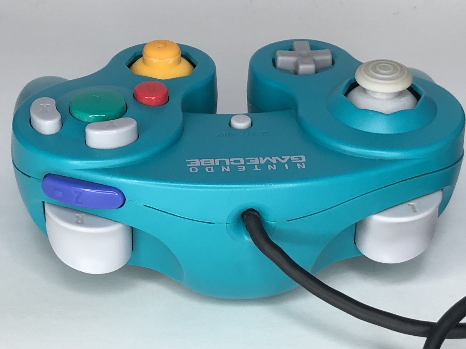 Nintendo GameCube Controller Emerald Blue DOL-003 Official Authentic GC ...