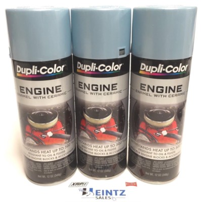 Duplicolor DE1616(3 PACK) Engine Enamel Paint Pontiac Blue Metallic 12 ...