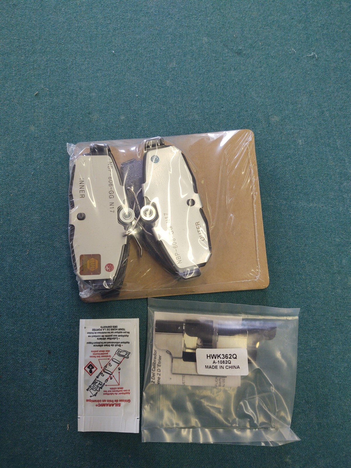 NAPA Adaptive One Hybrid Ceramic Rear Pads Ad7987 | eBay