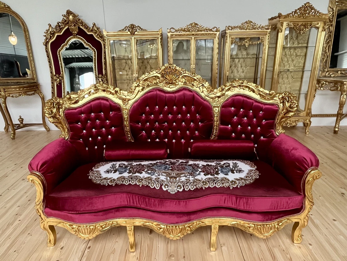 Gold Sofa Set | Cabinets Matttroy