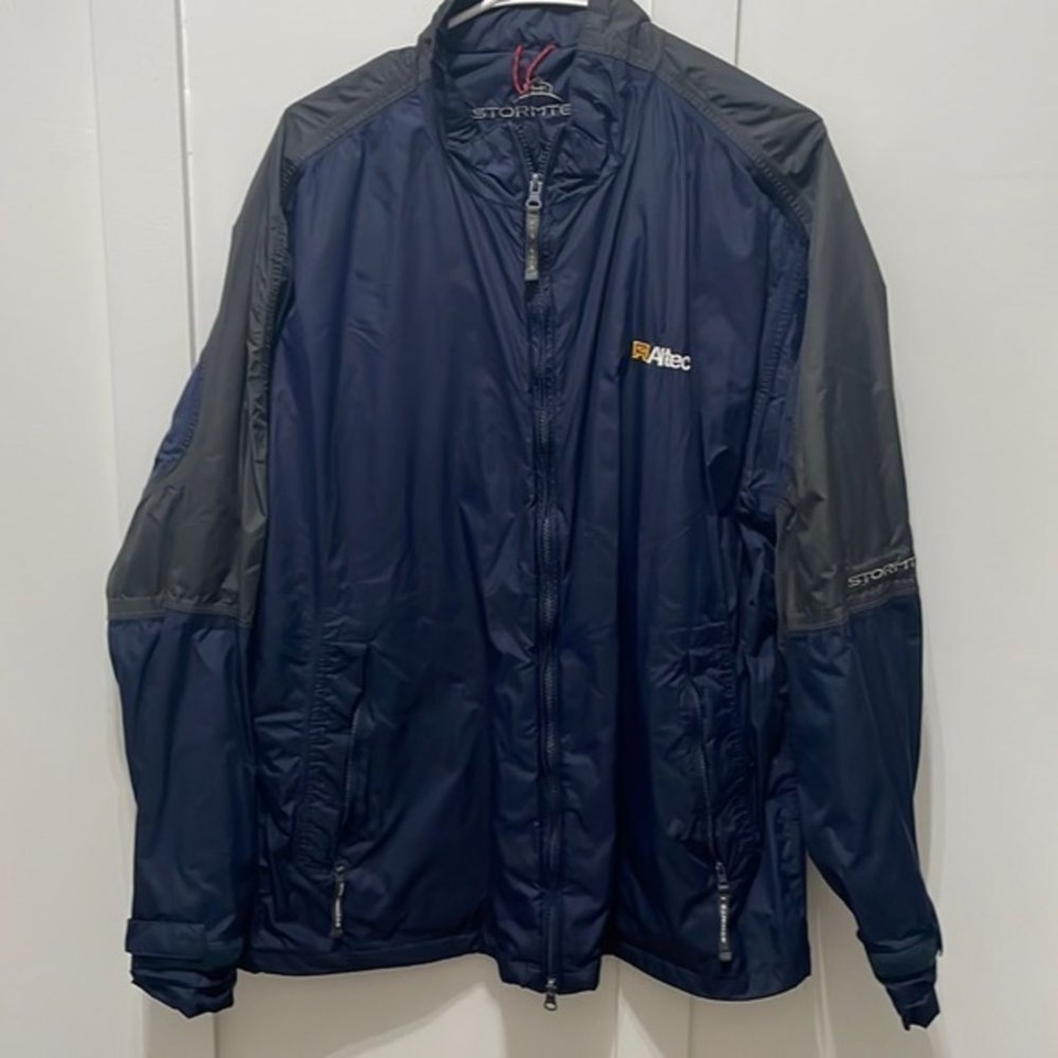 STORMTECH Jacket Large Navy Blue Raincoat Waterproof staple 100% Nylon Shell | eBay