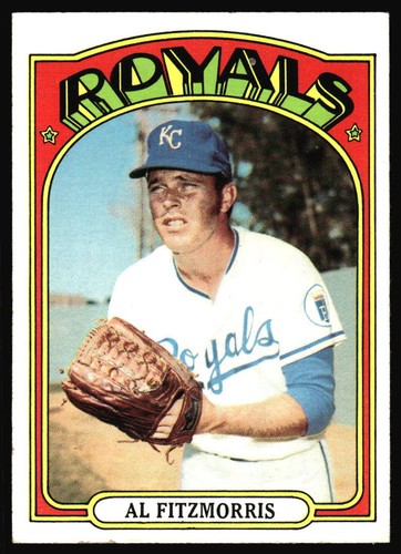 1972 Topps Al Fitzmorris #349 Kansas City Royals | eBay