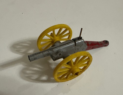 VINTAGE TOY ARTILLERY SPRING ACTION CANNON | eBay