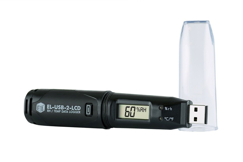 Lascar EL-USB-2-LCD Temperature and Humidity USB Data Logger with LCD ...
