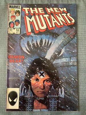 The New Mutants #18 Marvel Comics 1st App Of Warlock And Demon Bear Key ...