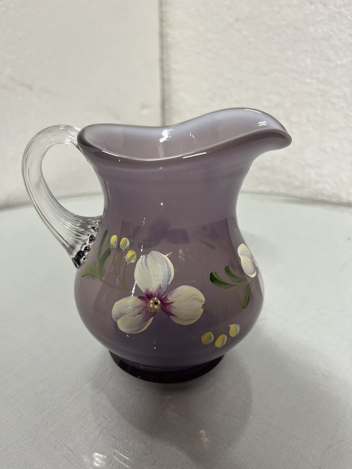 Fenton Lavender Opalescent Small Pitcher | eBay