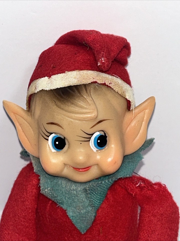 Vintage Knee Hugger Elf Pixie Christmas - Red Suit | eBay