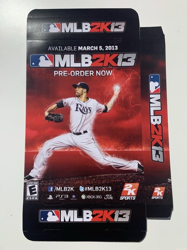 ⚾ MLB 2K13 Promo Display Box – Preorder Now – Release Date Mar 5, 2013 ...