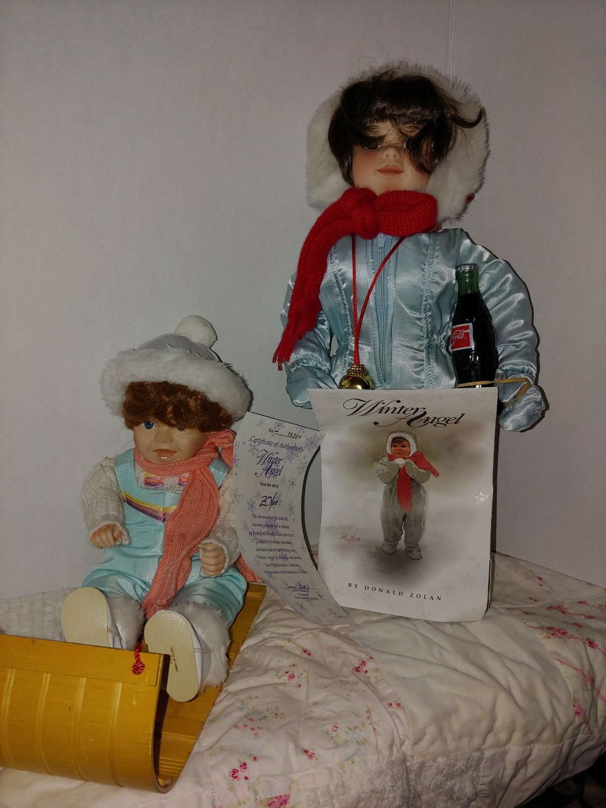 Winter Angel fine porcelain doll from Hamilton Collection Heritage ...