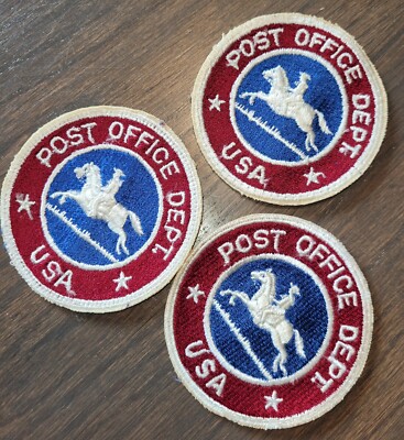 UNUSED 1965 United States Post Office Dept USA Patch 3" MINT CONDITION ...