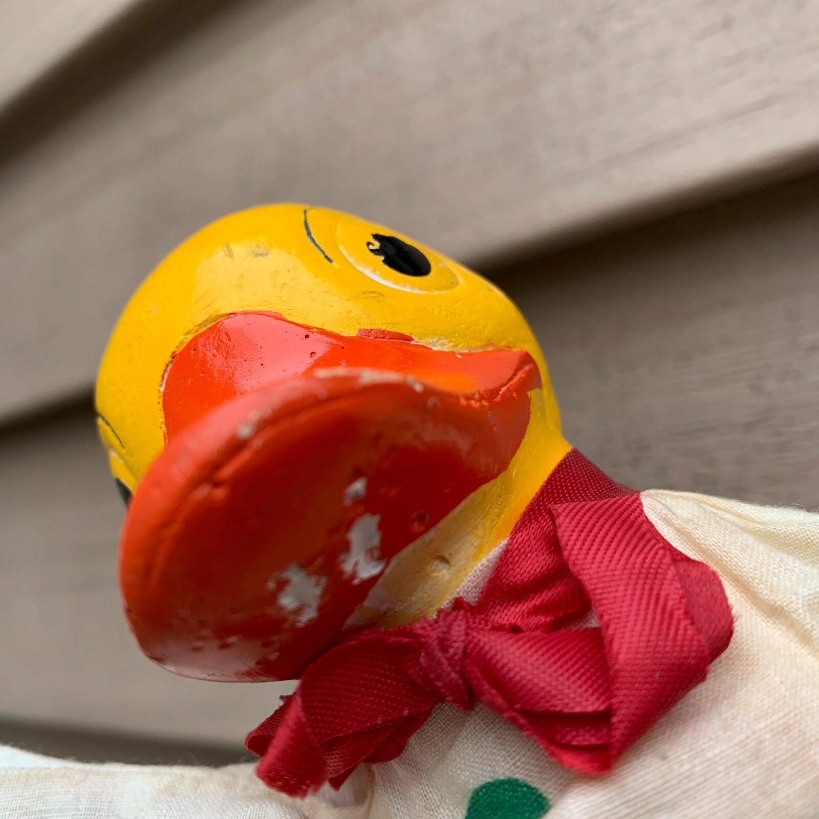 Pre-1930’s Antique Chalk Hand Puppet Duck Ducky Vintage Toy ...