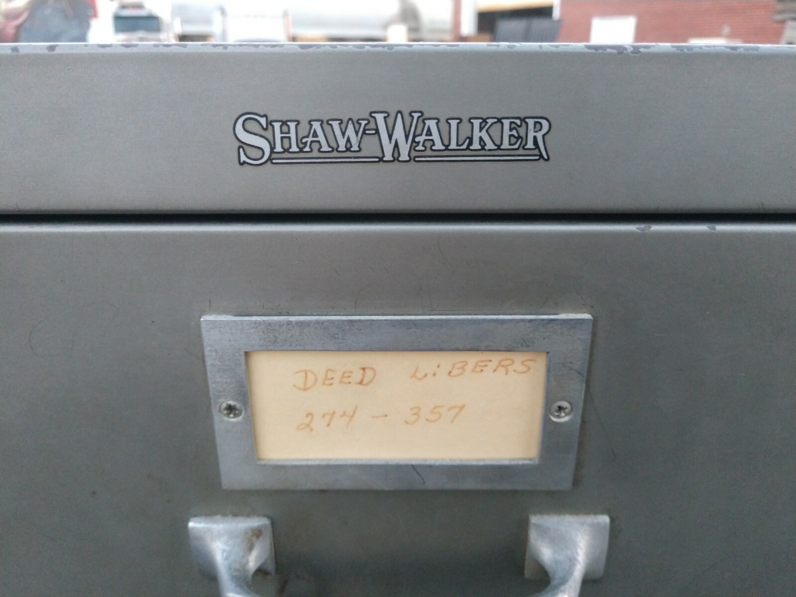 Vintage FIREPROOF Shaw Walker HEAVY DUTY Five Drawer Vertical File ...