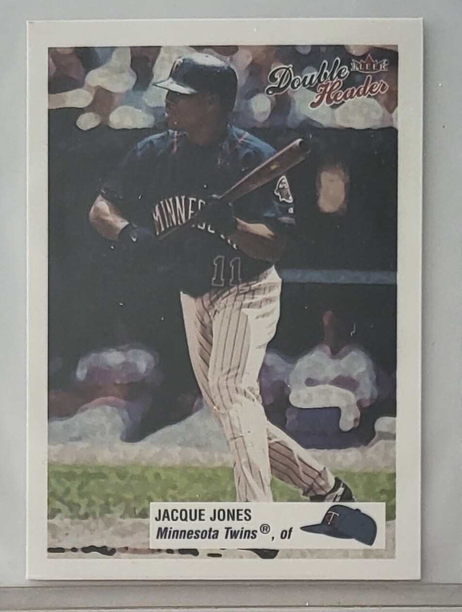 2003 Fleer Double Header - #71 Jacque Jones for sale online | eBay