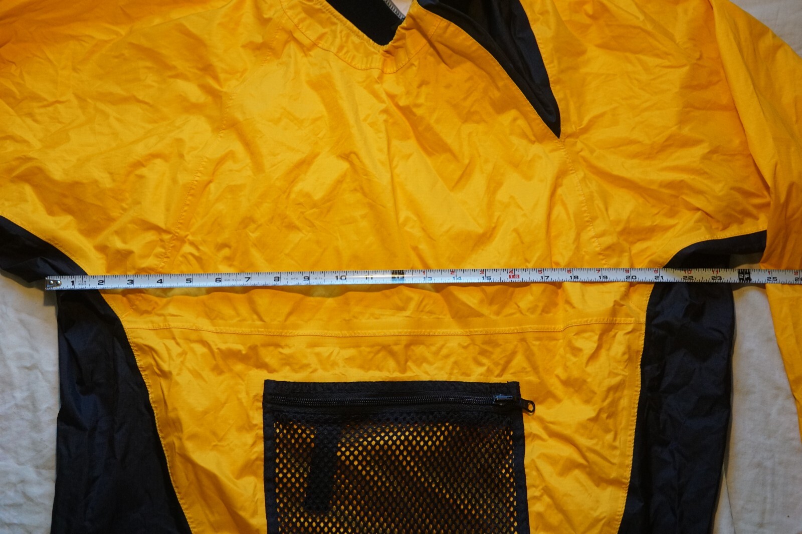 Field & Stream Mens Large Waterproof Pullover Raincoat Yellow Jacket | eBay