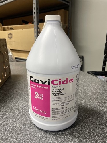 Cavicide 3 Minute Surface Disinfectant Cleaner 1 Gallon Exp.05/26 EPA ...