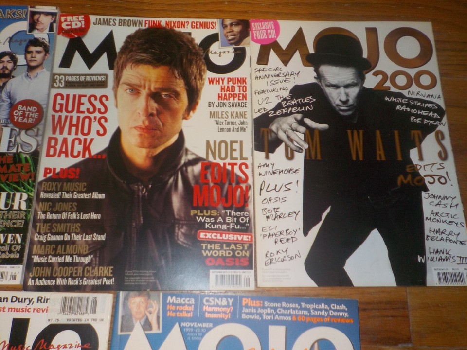 Mojo Magazine Lot Pink Floyd/Jim MOrrison/Bob Dylan/Genesis/Jimi ...