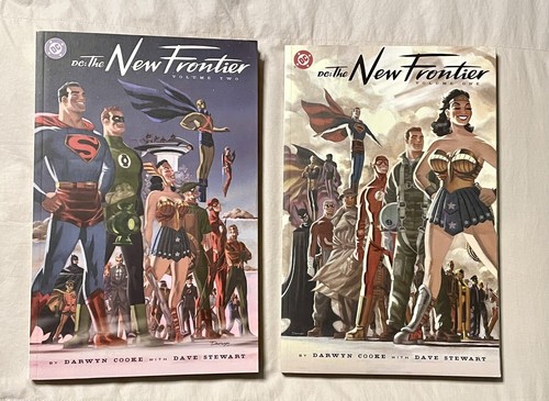 DC The New Frontier Volume #1 and 2 TPB Trade Paperback Set Darwyn ...