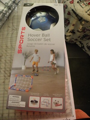 ALDI Crane Hover Ball Soccer SET RECHARGEABLE 2 SOCCER NETS MINI SOCCER ...