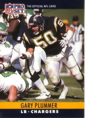 #280 Gary Plummer - San Diego Chargers - 1990 Pro Set Football | eBay