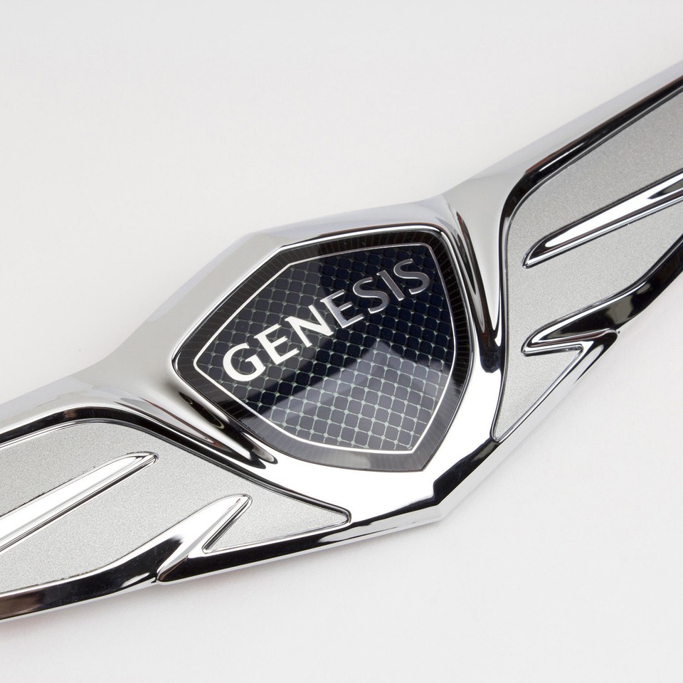 86330 B1600 Genuine Genesis G80 Trunk Wing Emblem For 2017 Hyundai ...