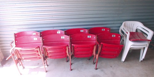 Three Rivers Stadium Seats, Multiple Red, Blue And Yellow | eBay