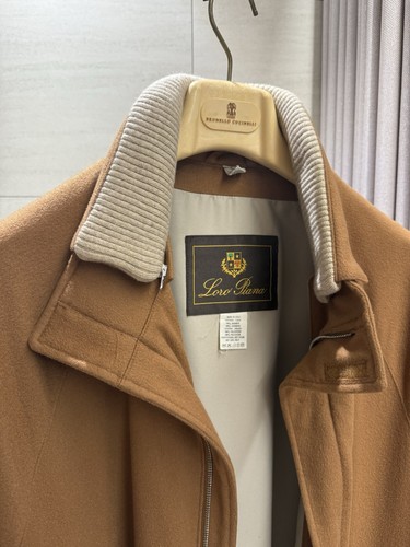Loro Piana Brown Cashmere Icer Coat Size Large | eBay