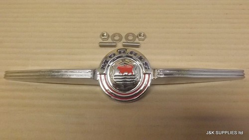 CHROME MORRIS BONNET BADGE WITH FIXINGS - MK1 MORRIS MINI - ADA3580 | eBay